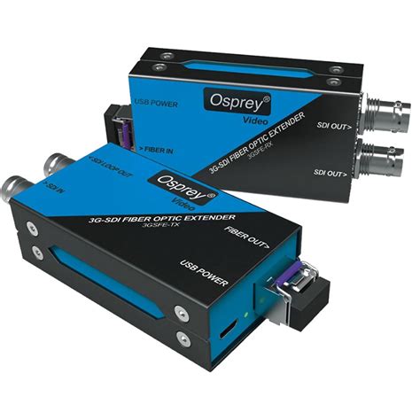 Osprey 3GSFE 3G SDI Fiber Extender Kit 97 00002 B H Photo Video