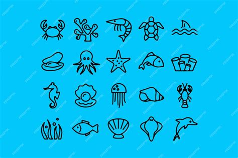 Premium Vector Set Icons