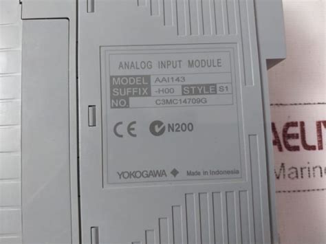 Yokogawa Aai H Analog Input Module Aeliya Marine