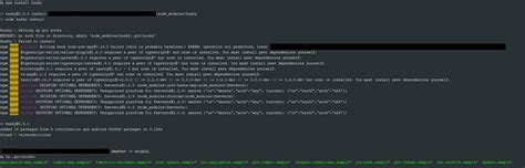 v2 5 0 install git hooks fail · issue 513 · typicode husky · github