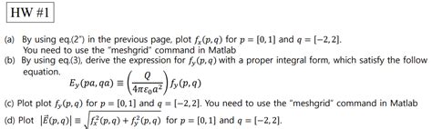 A By Using Eq 2 In The Previous Page Plot Chegg Com