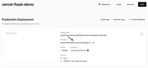 Vercel 部署 Python Flask Fastapi 项目