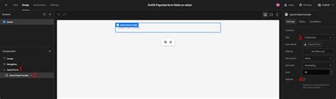 Populate Form Fields On Select