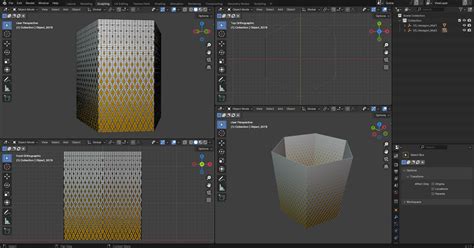 3d Parametric Diamond Pattern Hexagon Model Turbosquid 2289333