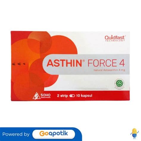 Jual Asthin Force 4 Mg Box 20 Kapsul Shopee Indonesia