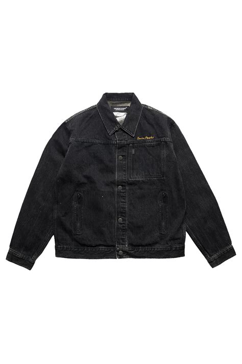 Undercover Blouson Twin Peaks Denim Jacket Black Essxnyc