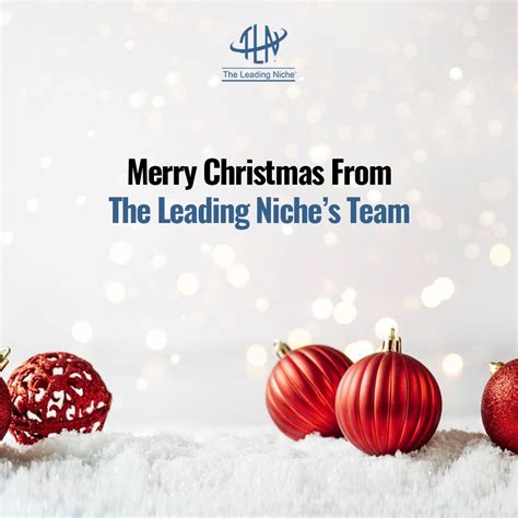 The Leading Niche On Linkedin Theleadingniche Merrychristmas
