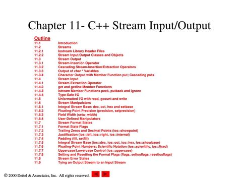 Ppt Chapter 11 C Stream Input Output Powerpoint Presentation Free Download Id 4473687