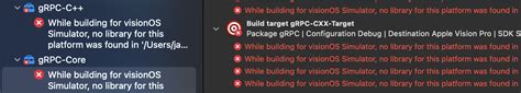 Xcode While Building For Visionos Simulator No Library For This
