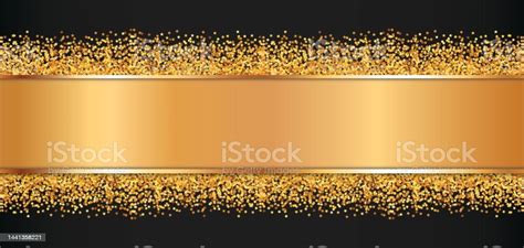 검은 배경에 금색 별 프레임이 있는 금색 배너의 벡터 그림 0명에 대한 스톡 벡터 아트 및 기타 이미지 0명 검은색 금색 Istock
