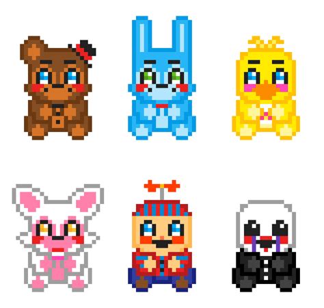 11 Fnaf Pixel Art Ideas Pixel Art Pixel Art Templates Easy Pixel Art