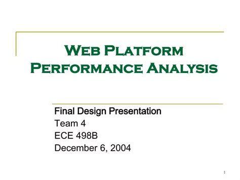 Ppt Web Platform Performance Analysis Powerpoint Presentation Free