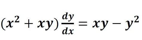 solved x2 xy dxdy xy−y2