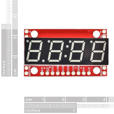 Sparkfun 7 Segment Serial Display Blue Opencircuit