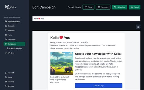 Keilaopen Source Newsletter Tool Gitcode