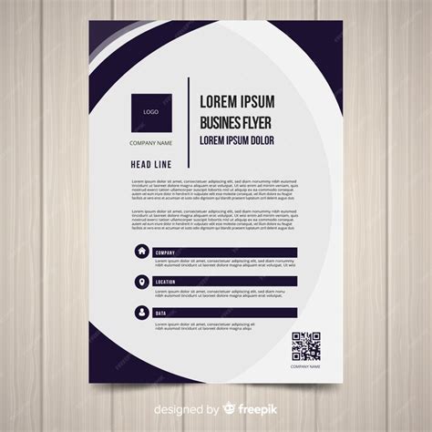 비즈니스 브로슈어 템플릿 무료 벡터