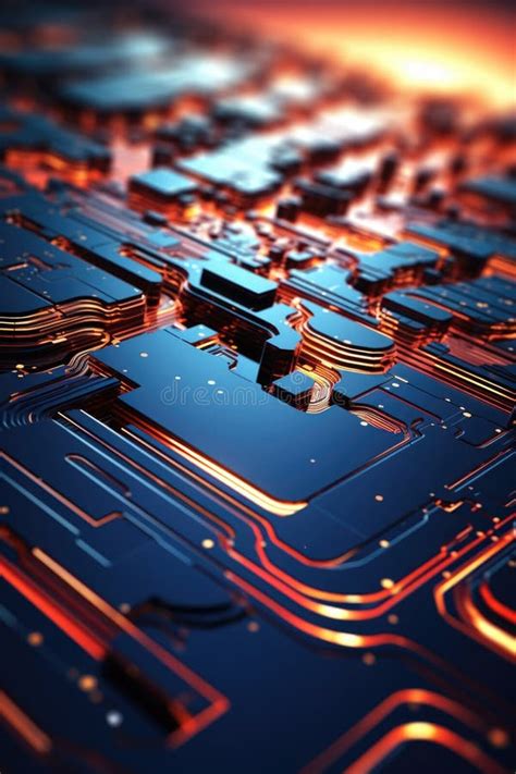 A Detailed Close Up View Of A Computer Circuit Board Perfect For Technology Related Projects