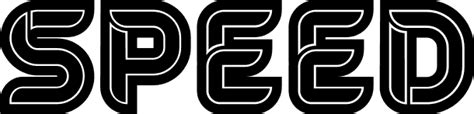 Speed Regular Font