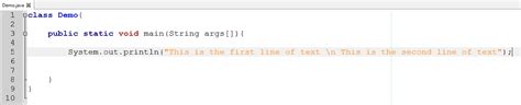 Java Programming For Absolute Beginners Common Escape Sequence In Use
