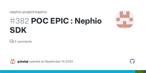 Poc Epic Nephio Sdk · Issue 382 · Nephio Projectnephio · Github
