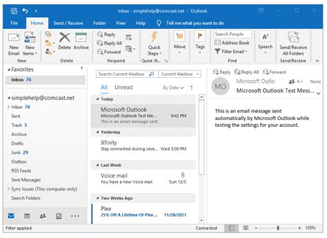 How To Setup Comcast Email In Outlook 2019 Simple Help