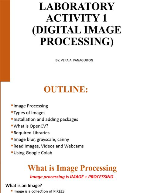 01lab Intro To Opencv Download Free Pdf Pixel Rgb Color Model