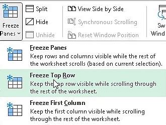How To Freeze Panes In Excel