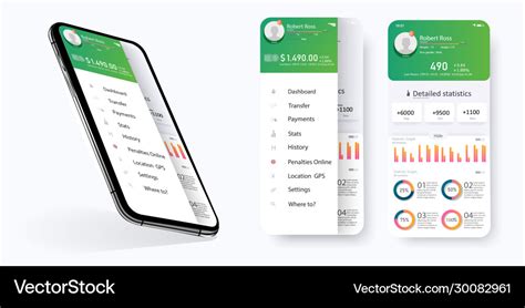 Crm Application Smartphone Interface Royalty Free Vector