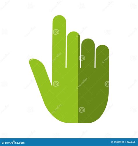 Hand Human Pointer Index Stock Vector Illustration Of Icon