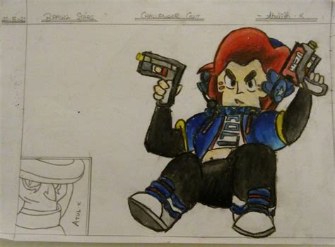 Yay Completed Drawing N Colouring Challenger Colt Rbrawlstars
