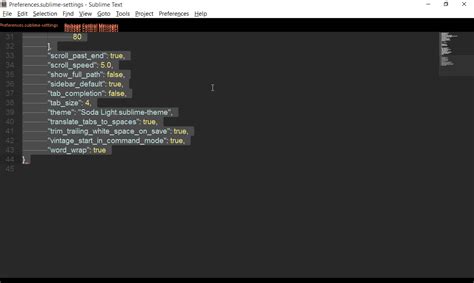 Sublimetext3 Sublimetext User Settings Issue Stack Overflow