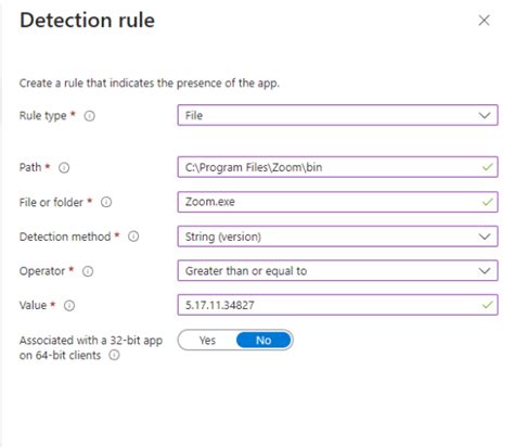how to automatically update apps in intune with dynamic win32 app