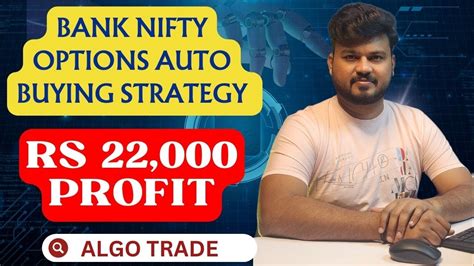 Bank Nifty Options Auto Buying Strategy Algo Trading Setup Youtube