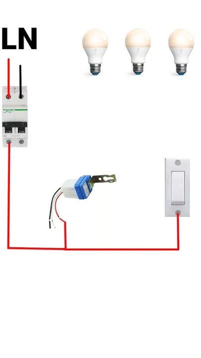Photocell Sensor Bypass Circuit Wiring Diagram Viral Shorts Youtube