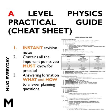 A Level Physics Practical Cheat Sheet Master The Art Of Experimental Excellence Hobbies