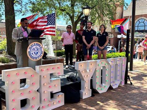 Aurora Raises Pride Flag Celebrates Lgbtq Community Members