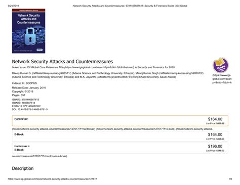 Pdf Network Security Attacks And Countermeasures