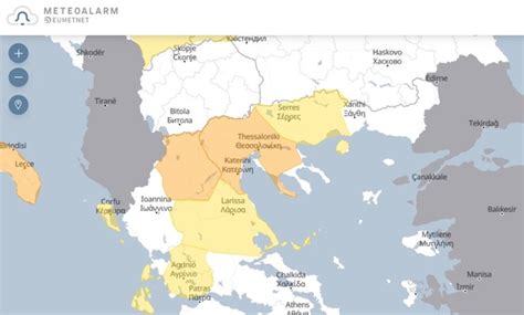Опасно време Не пътувайте към Гърция