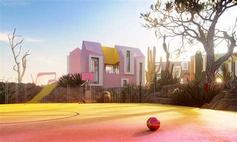 Architectural Visualisers Imagine Rainbow Coloured Sonora Art Village