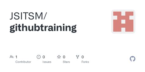 Github Jsitsmgithubtraining