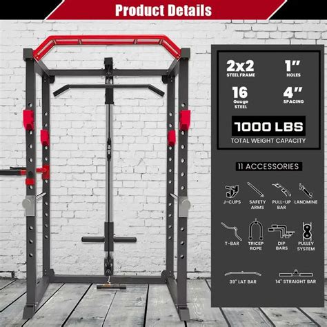 Multi Function Adjustable Power Cage Rk Pc003 Ritkeep Squat Rack