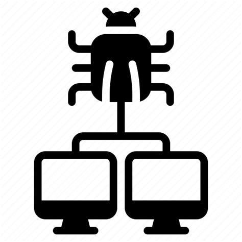 Cyber Attack Scammer Scam Computer Bug Icon Download On Iconfinder