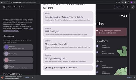 Cant Download Theme In Chome · Issue 184 · Material Foundationmaterial Theme Builder · Github
