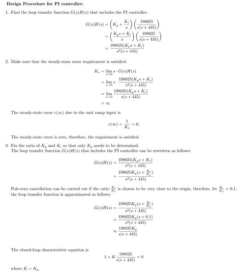 Block Diagram How To Design Compensator For Control System Electrical Engineering Stack Exchange