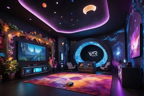Premium Ai Image Vr Sensory Wonderland Interactive Gaming Oasis