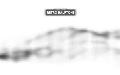 Abstract Background With Halftone Dots Pattern Vector Image
