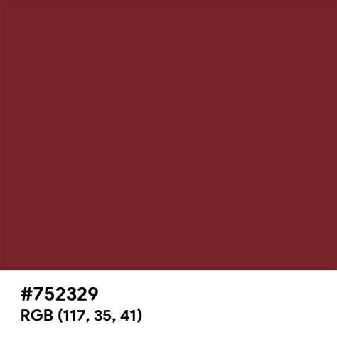 Sun Dried Tomato Color Hex Code Is 752329 Sun Dried Tomato Color Hex Code Is 752329
