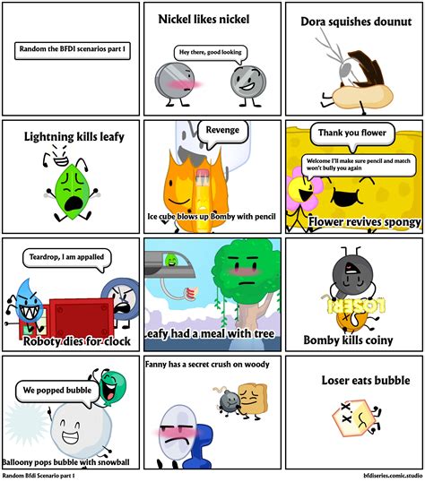 Random Bfdi Scenario Part Comic Studio