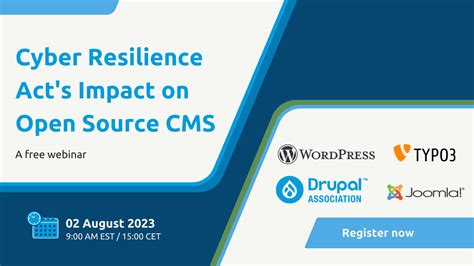 Cyber Resilience Acts Impact On Open Source Cms