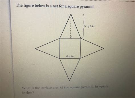 Triangular Pyramid Net Surface Area